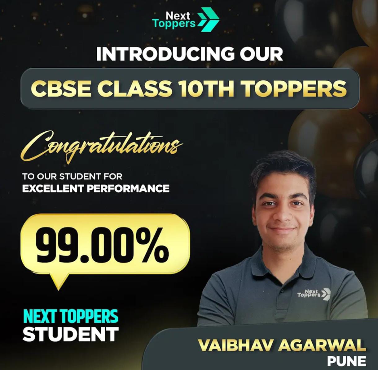 Vaibhav Agarwal (99%)